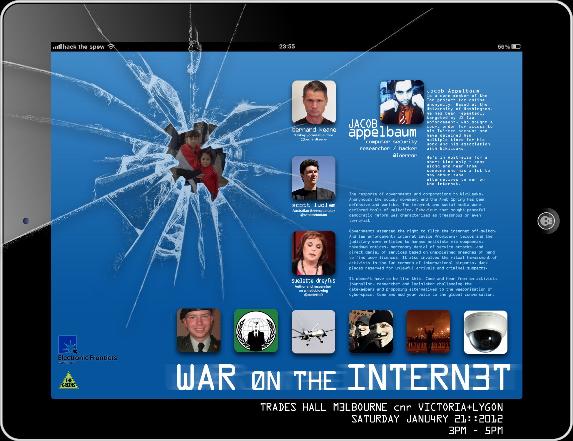 Melbourne event: War on the Internet - Electronic Frontiers Australia